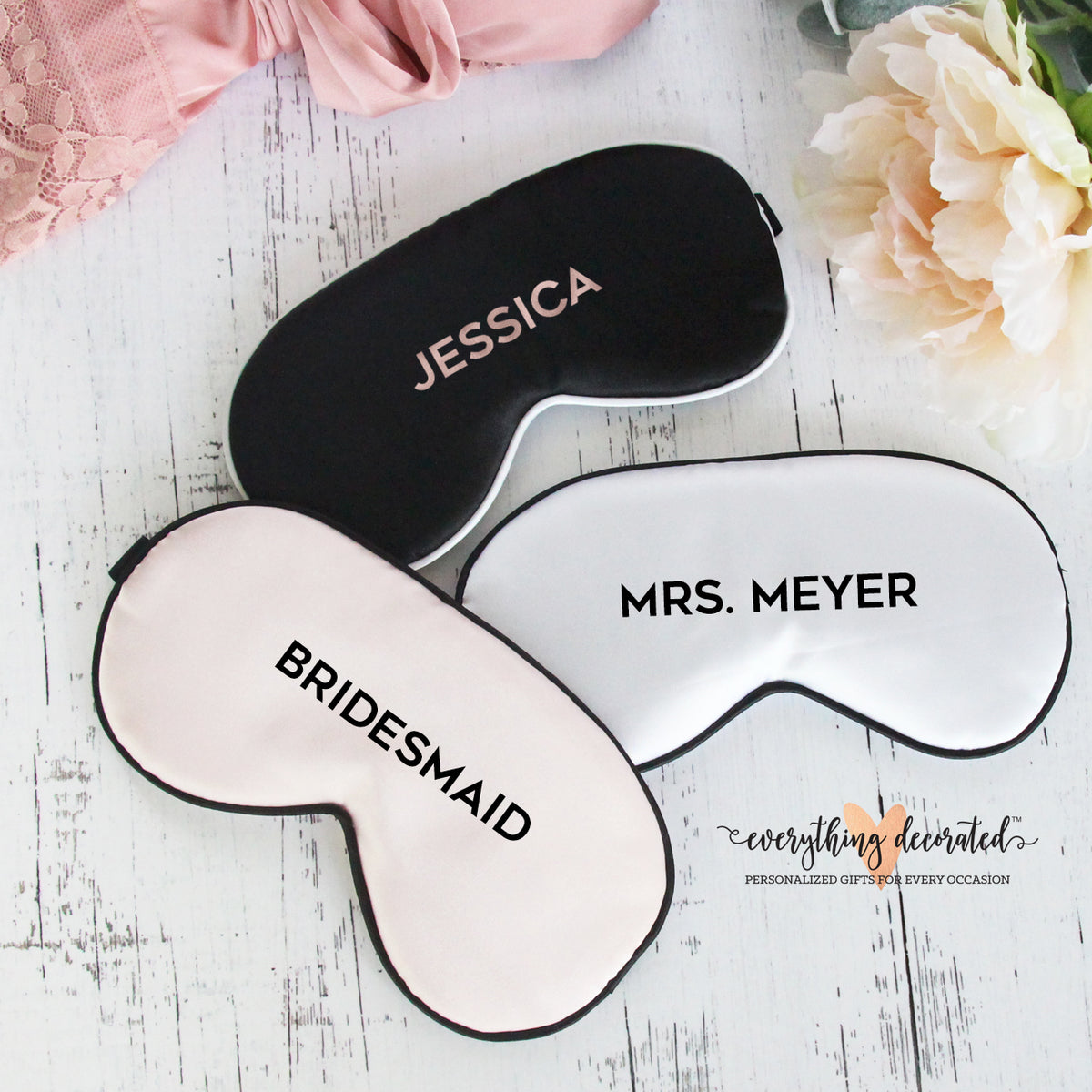 Custom Sleep Mask | Everything Decorated