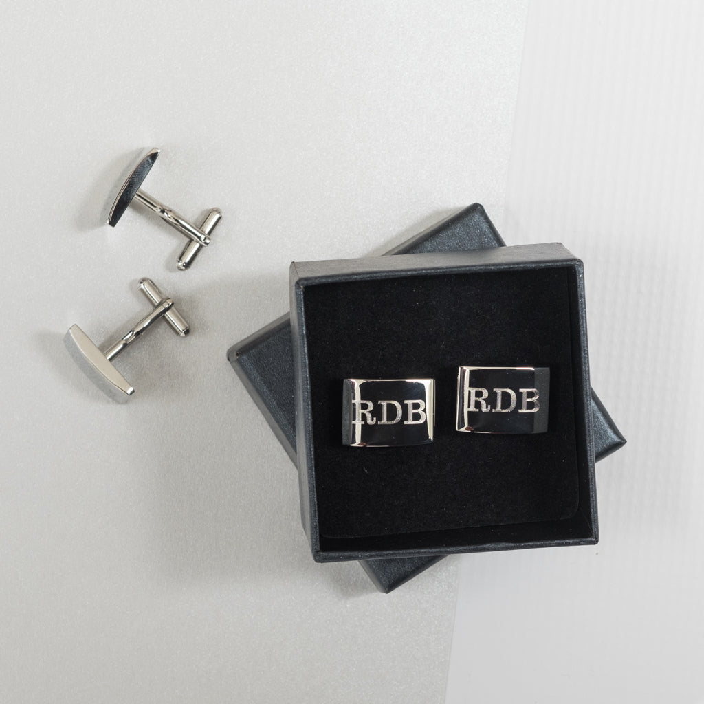 Personalized Stainless Steel Cuff Links – Everything Decorated