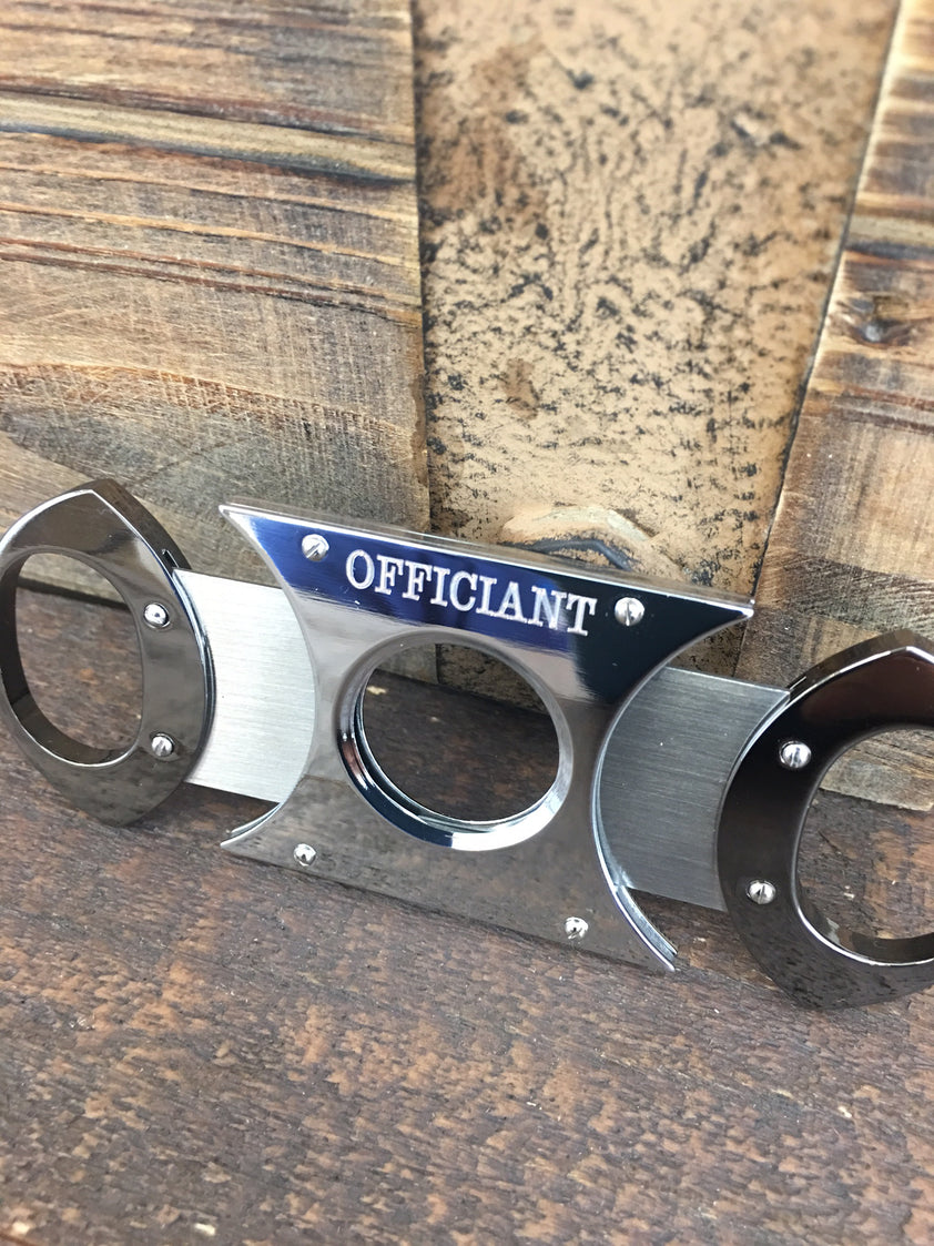Engraved Two Tone Cigar Cutter | Everything Decorated